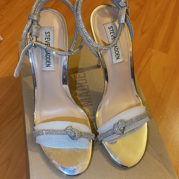 Steve Madden | Shoes | Steve Madden Rhinestones Heel | Poshmark